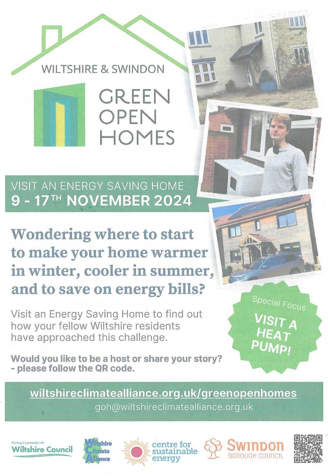 Green Open Homes 9-17th November - Sustainable Warminster
